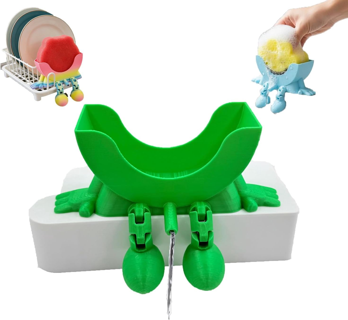 2026 New Scrub Sponge Holder,Cute Hanging Sponge Holders with Drainage ...