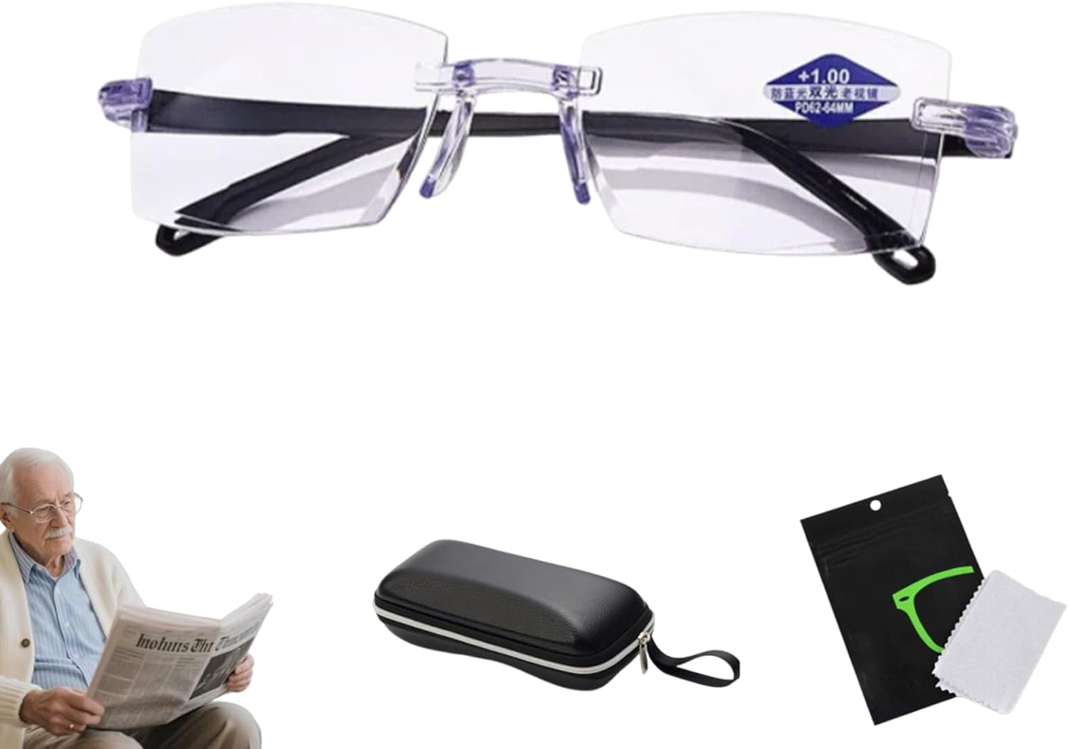 2026 New Self Intelligent Dual Focus Glasses, Precision Vision Aid Tool ...