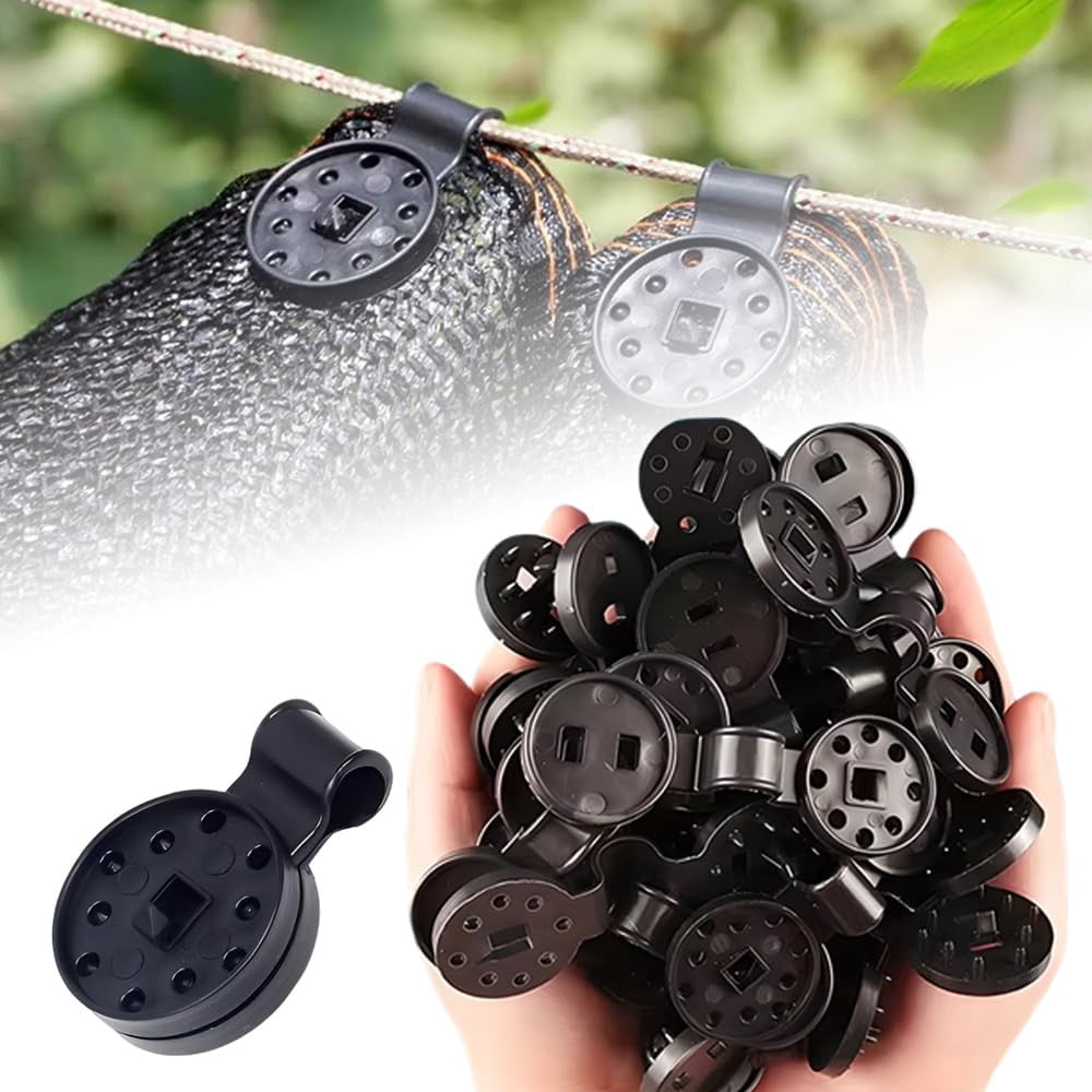 2026 New Shade Cloth Clips, Heavy Duty Garden Tarp Clips with Lock Grip ...