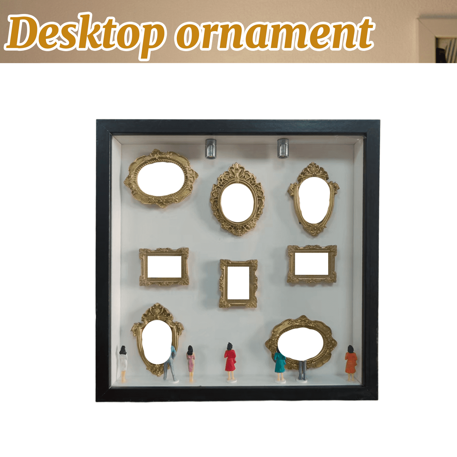 2026 New Shadow Box Frame Kit with Mini Gold Frames - DIY Mini Museum ...