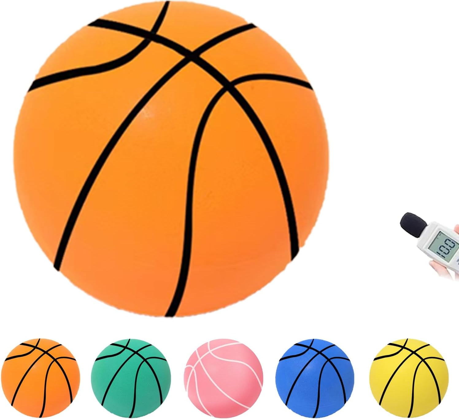 2026 New Silent Basketball, Quiet Indoor Ball with Pro Grooves, Soft ...