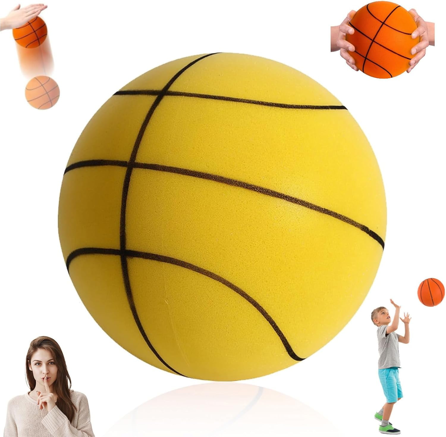 2026 New Silent Basketball, Upgrade Dribble Dream Silent Basketballs ...