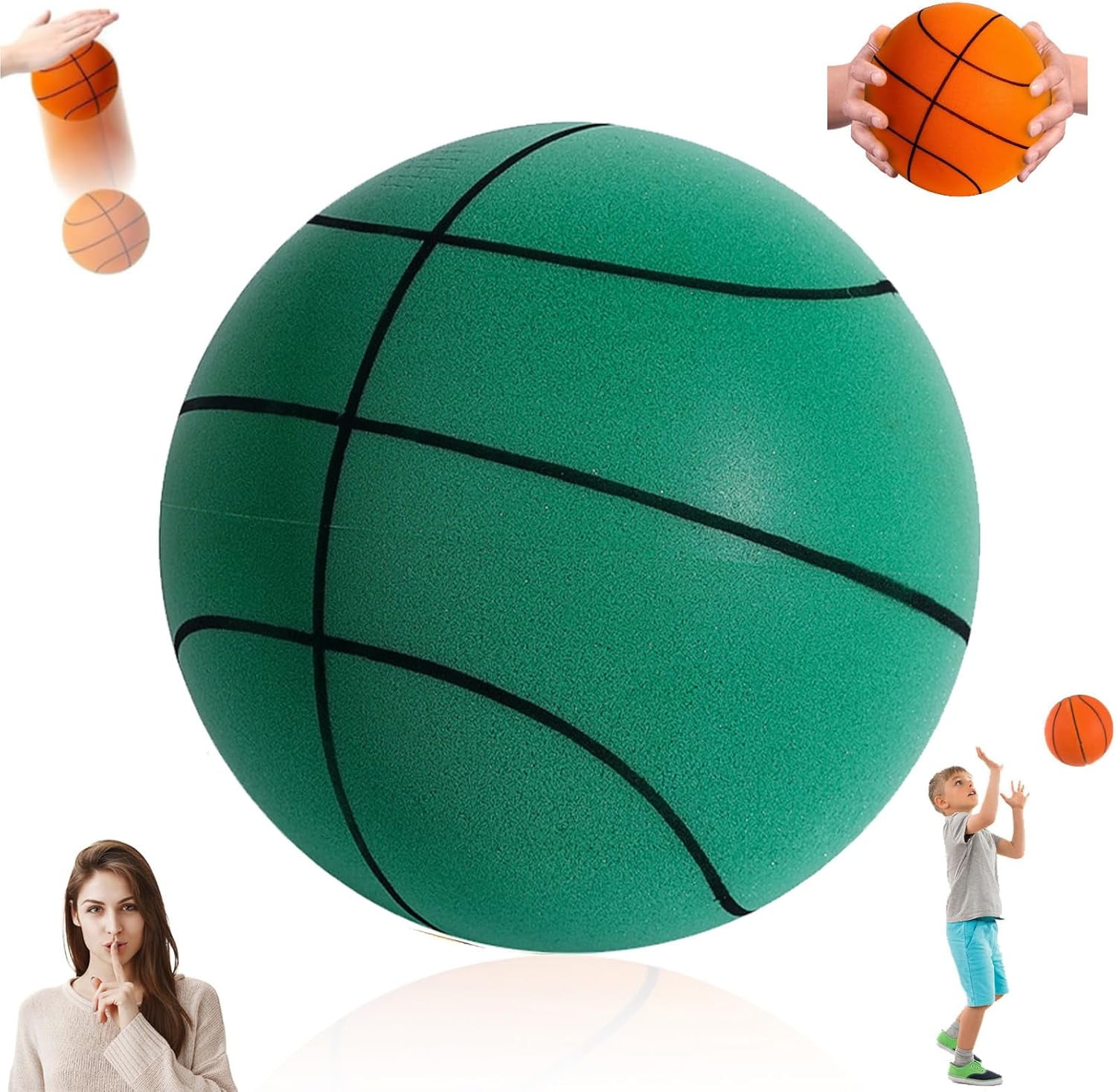 2026 New Silent Basketball, Upgrade Dribble Dream Silent Basketballs ...