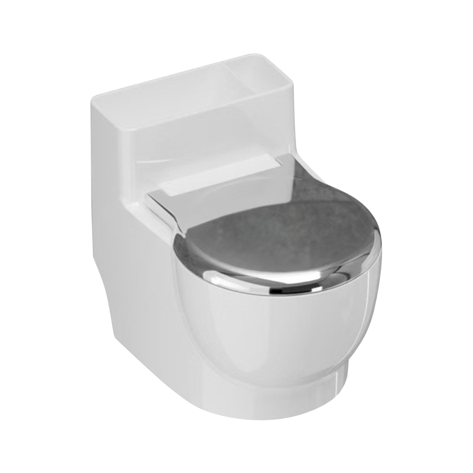 2026 New Silver Toilet Water Bowl for Cats, Gravity Pet Fountain Funny ...