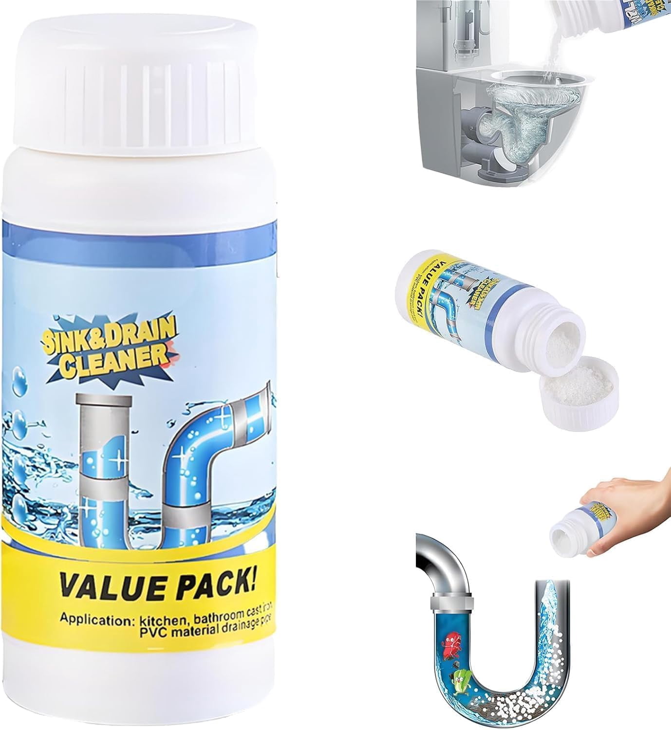 2026 New Sink and Drain Cleaner, Powerfoam Unclogging Cleaner’s Rapid ...