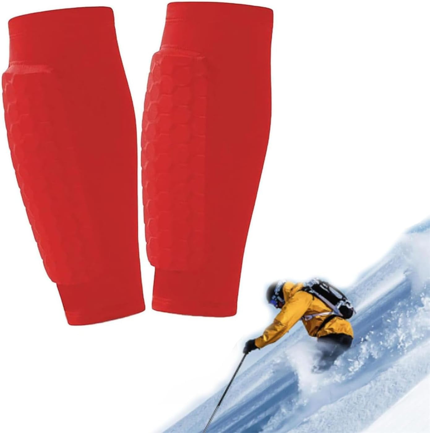 2026 New Ski Shin Guards, Ski Shin Guards Gel,Calf Compression Sleeve ...