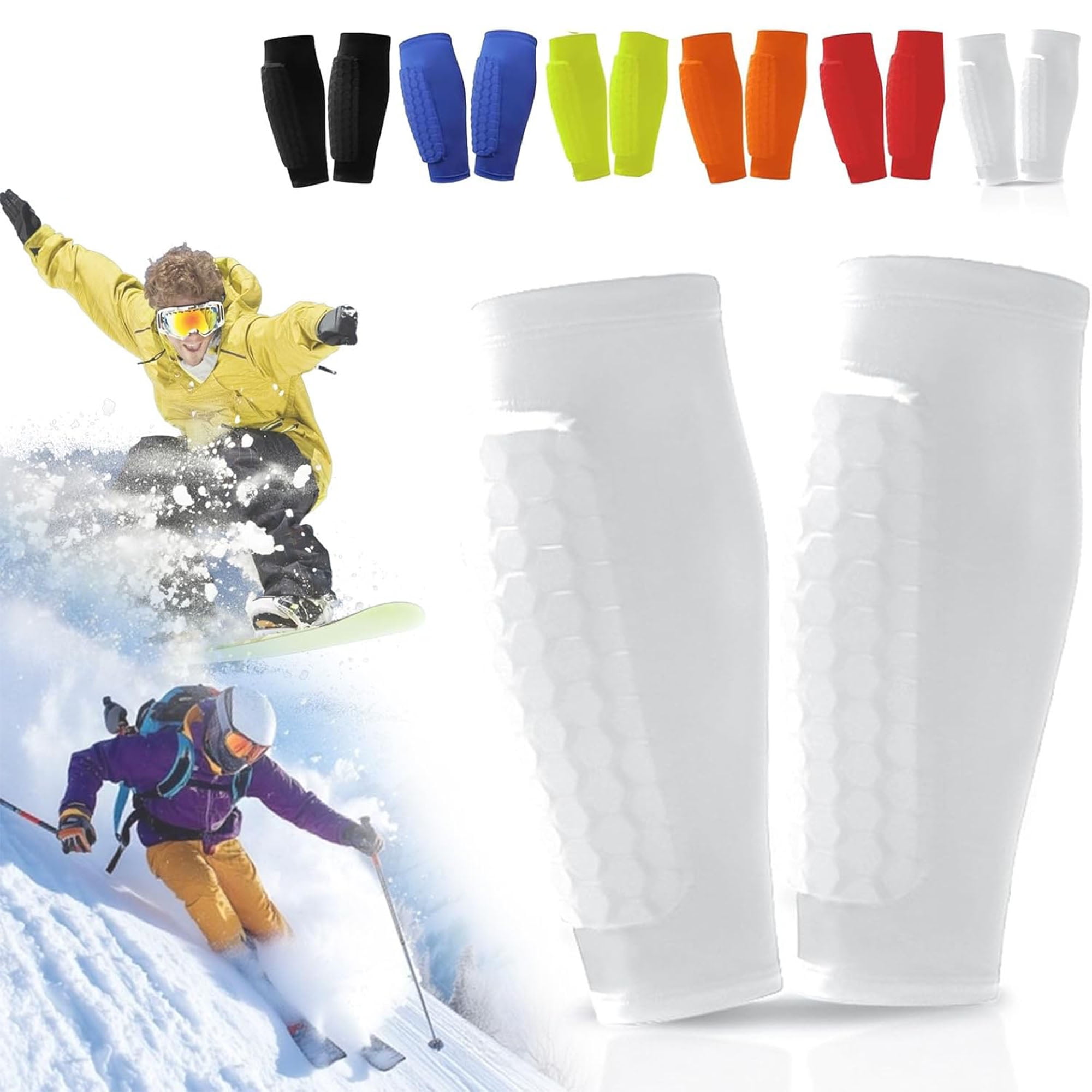 2026 New Ski Shin Guards,Ski Shin Guards Gel,Distributes Boot Pressure ...
