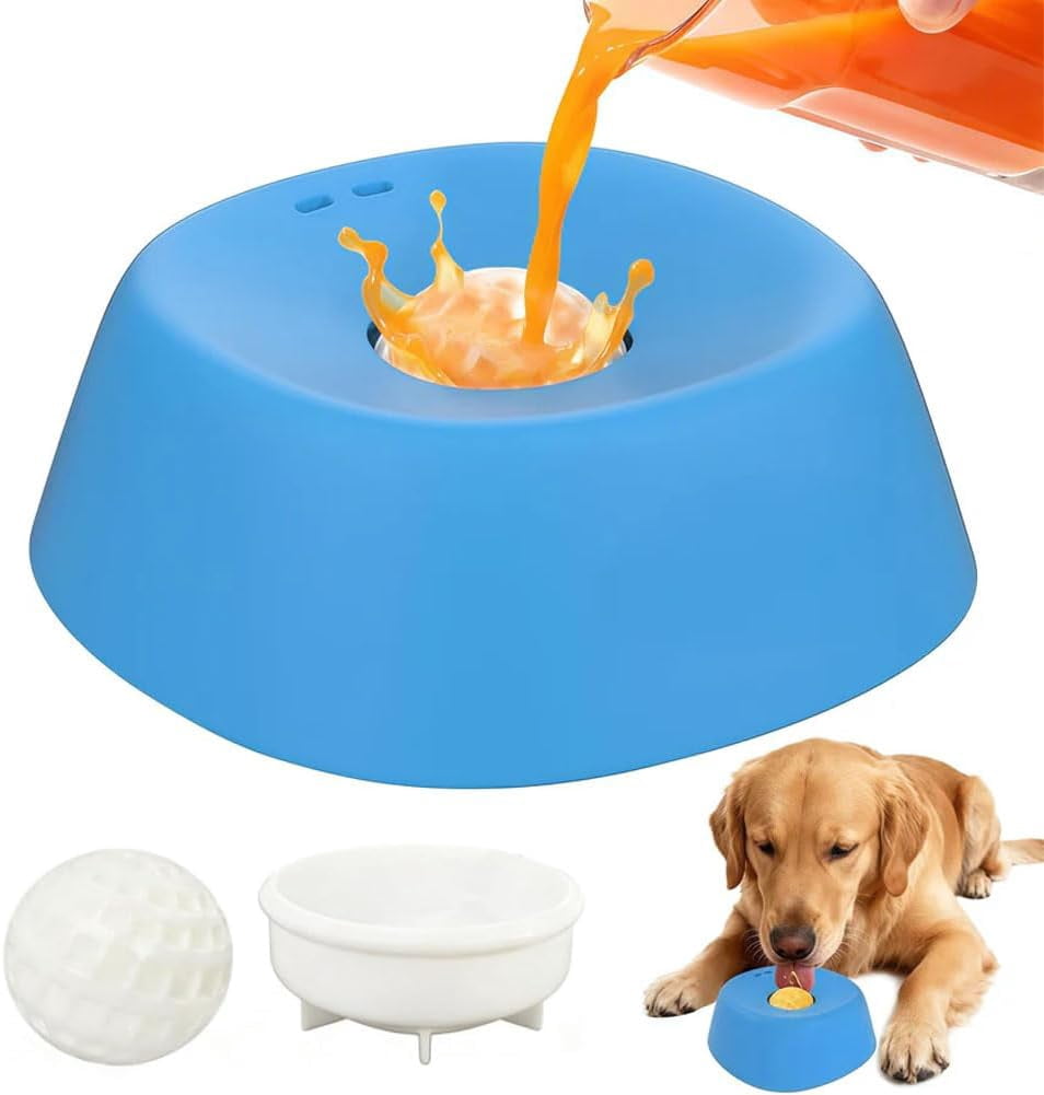 2026 New Slow Feeder Dog Bowls for Liquid Treat, Anti-Slip Bone Broth ...