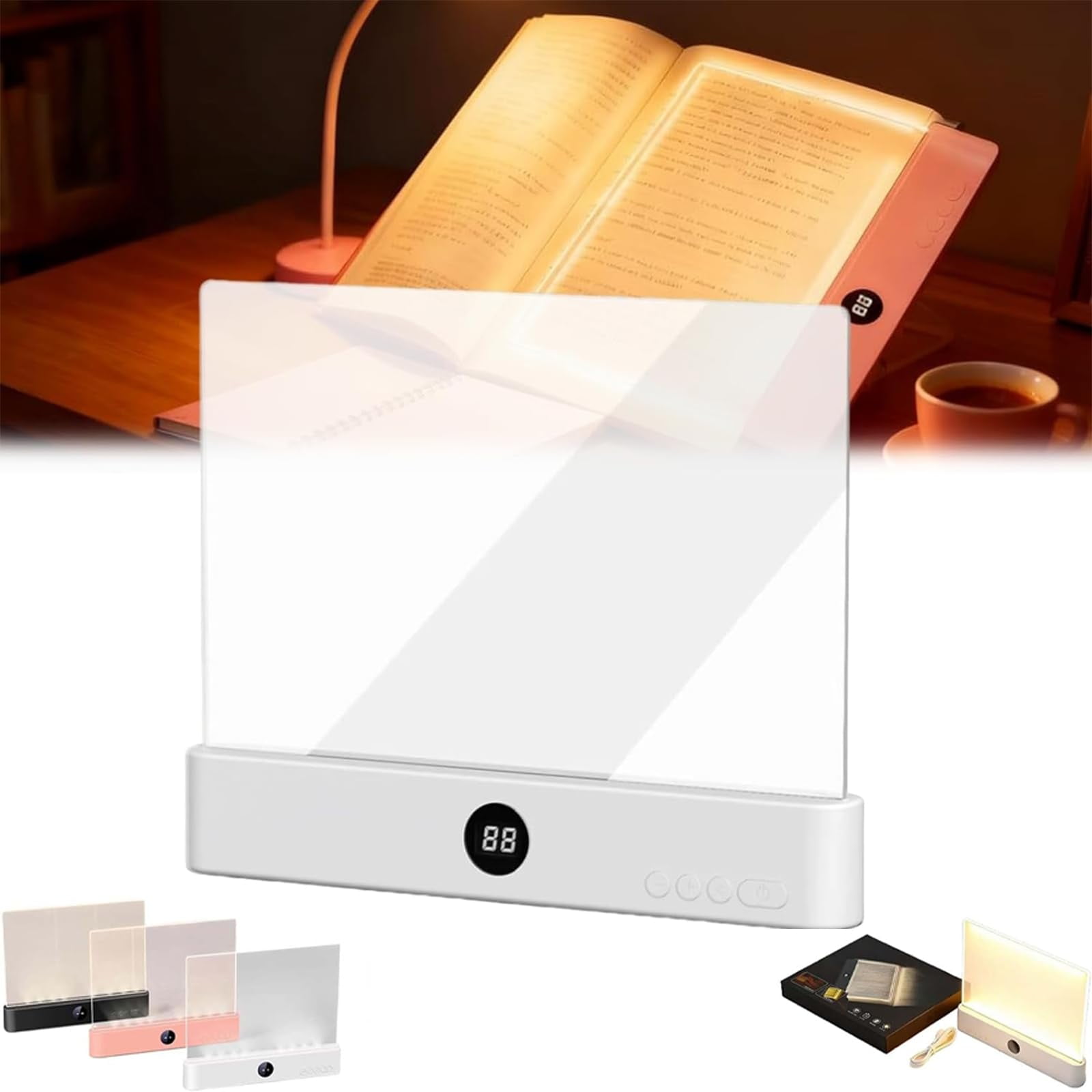 2026 New Smart Led Reading Light, Book Lights for Reading at Night ...