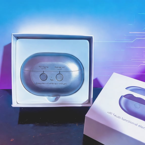 2026 New Smart Nail Clippers, Electric Nail Care Tool with LED Light ...