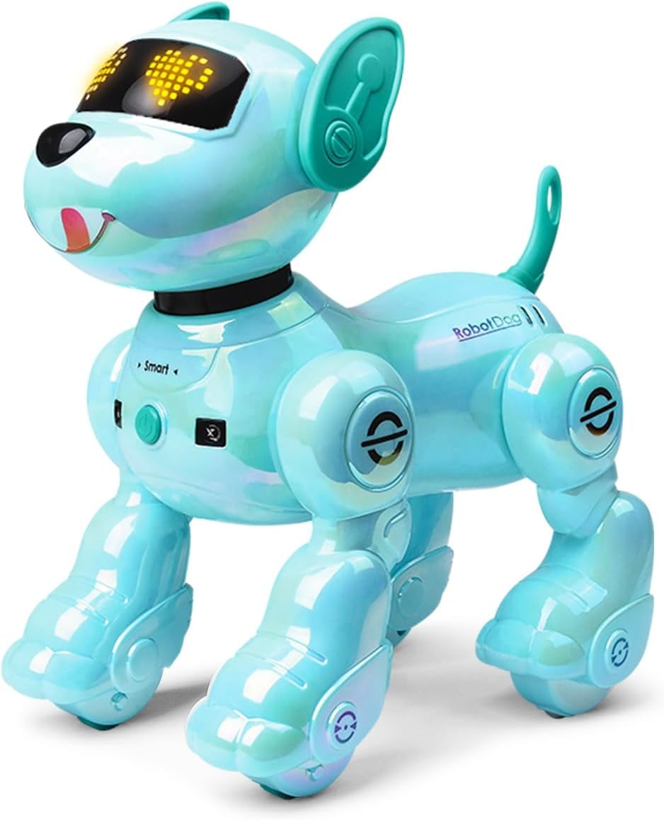 2026 New Smart Remote-Controlled Robot Dog 17 Fun Interactive Features ...
