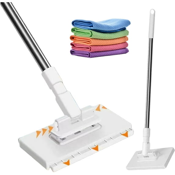 2026 New Snap Grip Mini Mop with Replacement Cleaning Cloth,Clever Zero ...