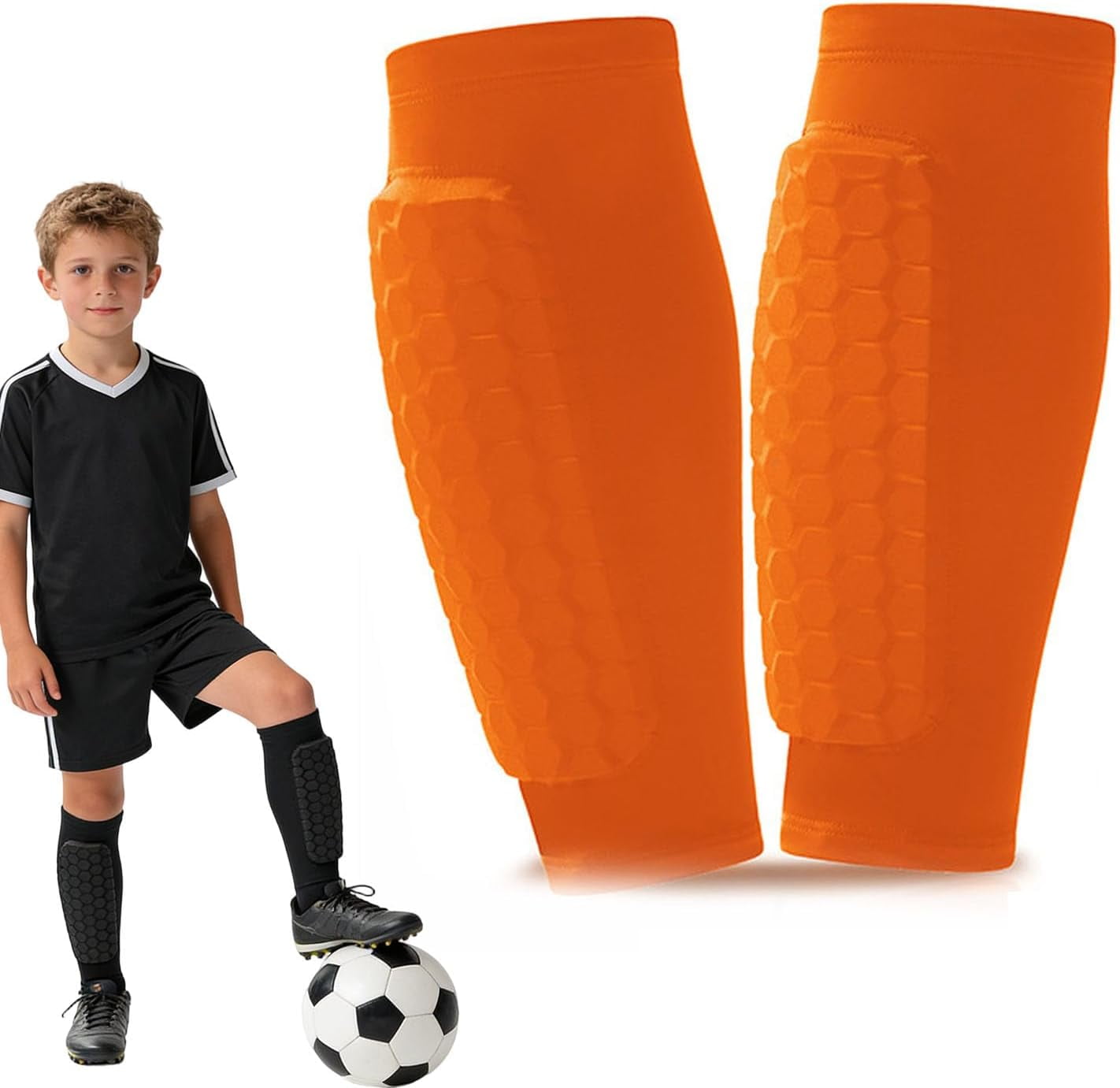 2026 New Soccer Shin Guards Shin Pads for Kids Youth Adult, Breathable ...