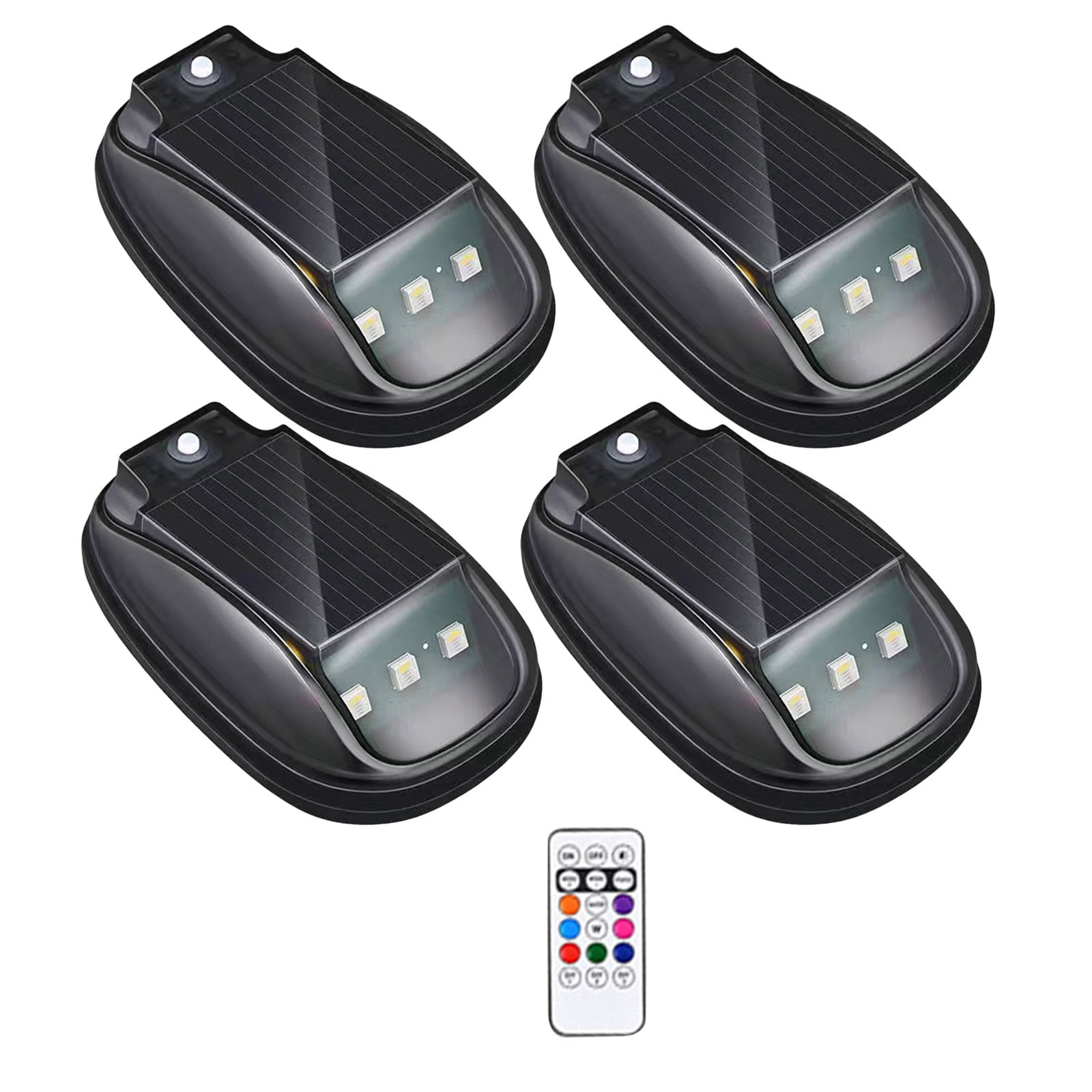 2026 New Solar Car Roof Light for RVs: No-Drill Solar Powered RGB ...