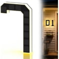 2026 New Solar House Numbers for Outside, LED Illuminated Address Sign ...