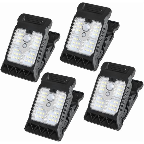 2026 New Solar Motion Sensor Clip Light, Portable Outdoor LED Lamp for ...