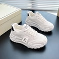 2026 New Spring Women'S Casual Sneakers with Thick Soles in White for ...
