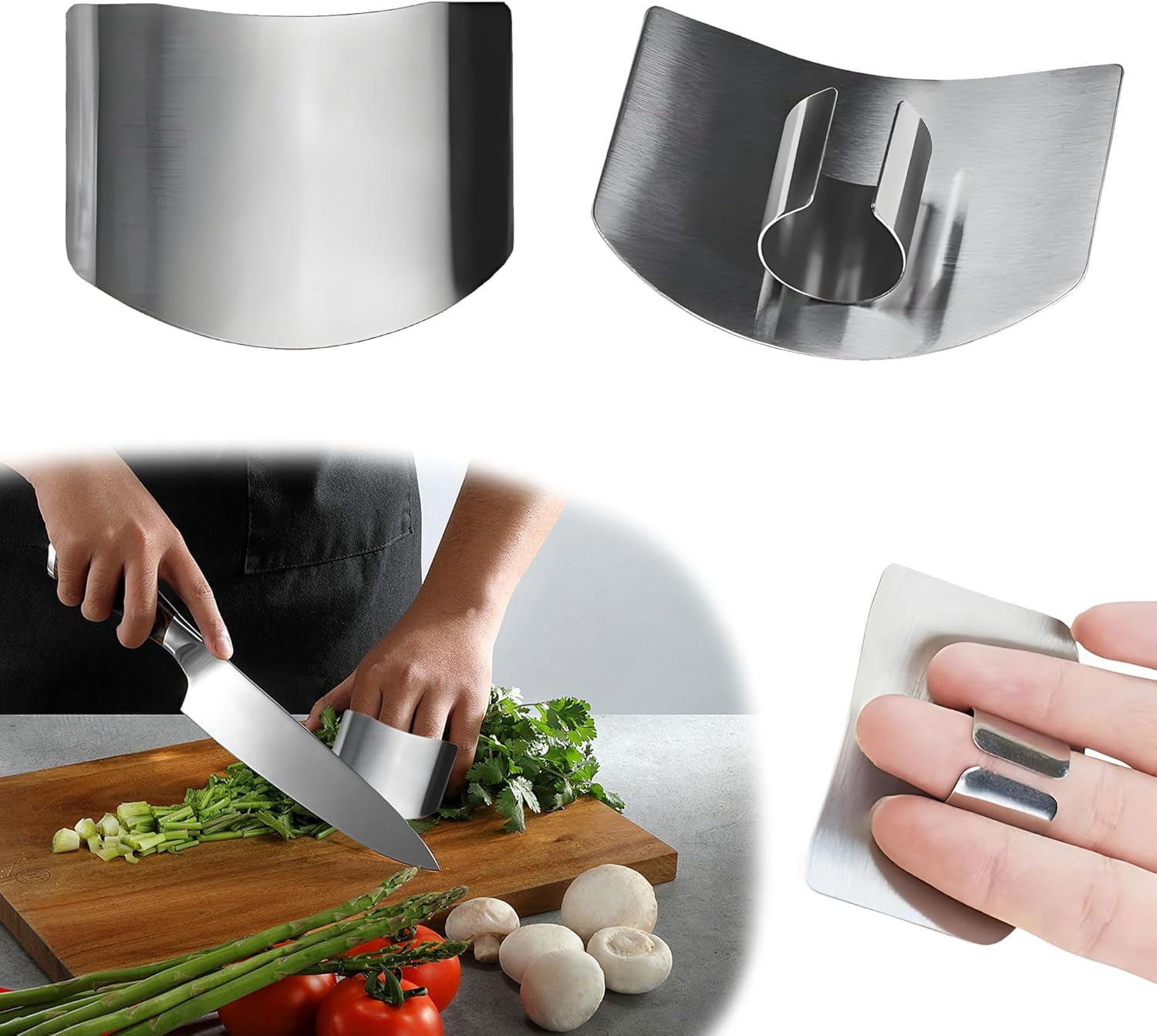 2026 New Stainless Steel Finger Guard, Multifunctional Finger Protector ...