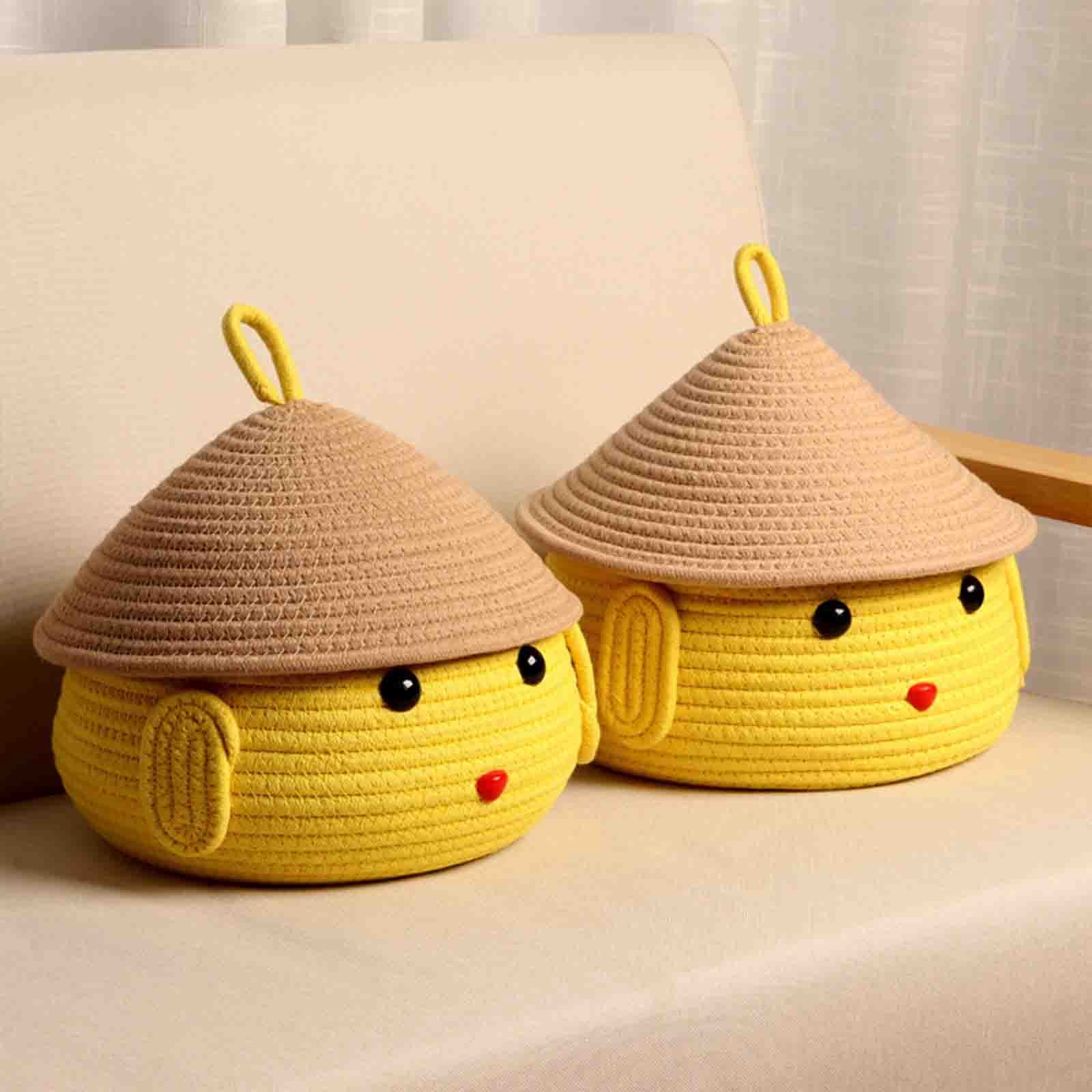2026 New - Storage Trunks Bag Storage Basket Woven Storage Basket Small ...