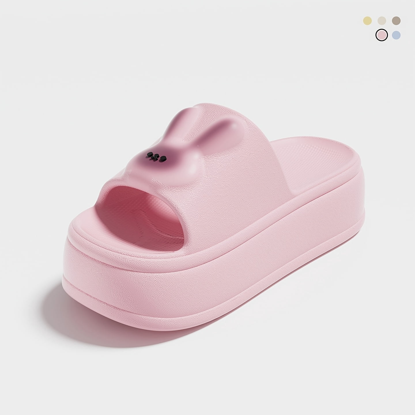 2026 New Style Cute Little Rabbit Dopamine Soft Sole Thick Sole Height ...