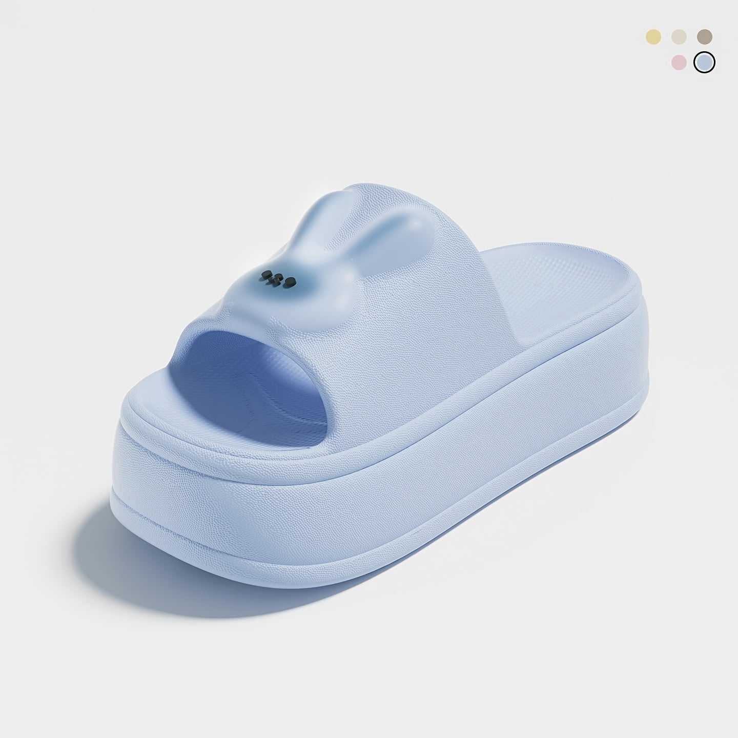 2026 New Style Cute Little Rabbit Dopamine Soft Sole Thick Sole Height ...