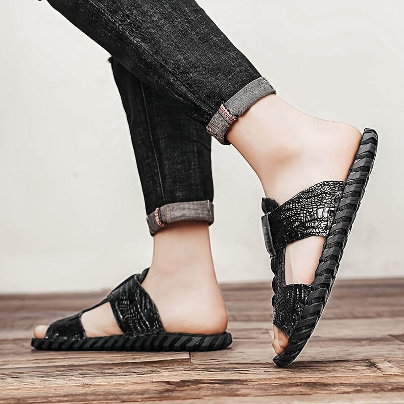 2026 New Style Sandals, Fashionable and Casual Men's Summer Hollow-Out ...