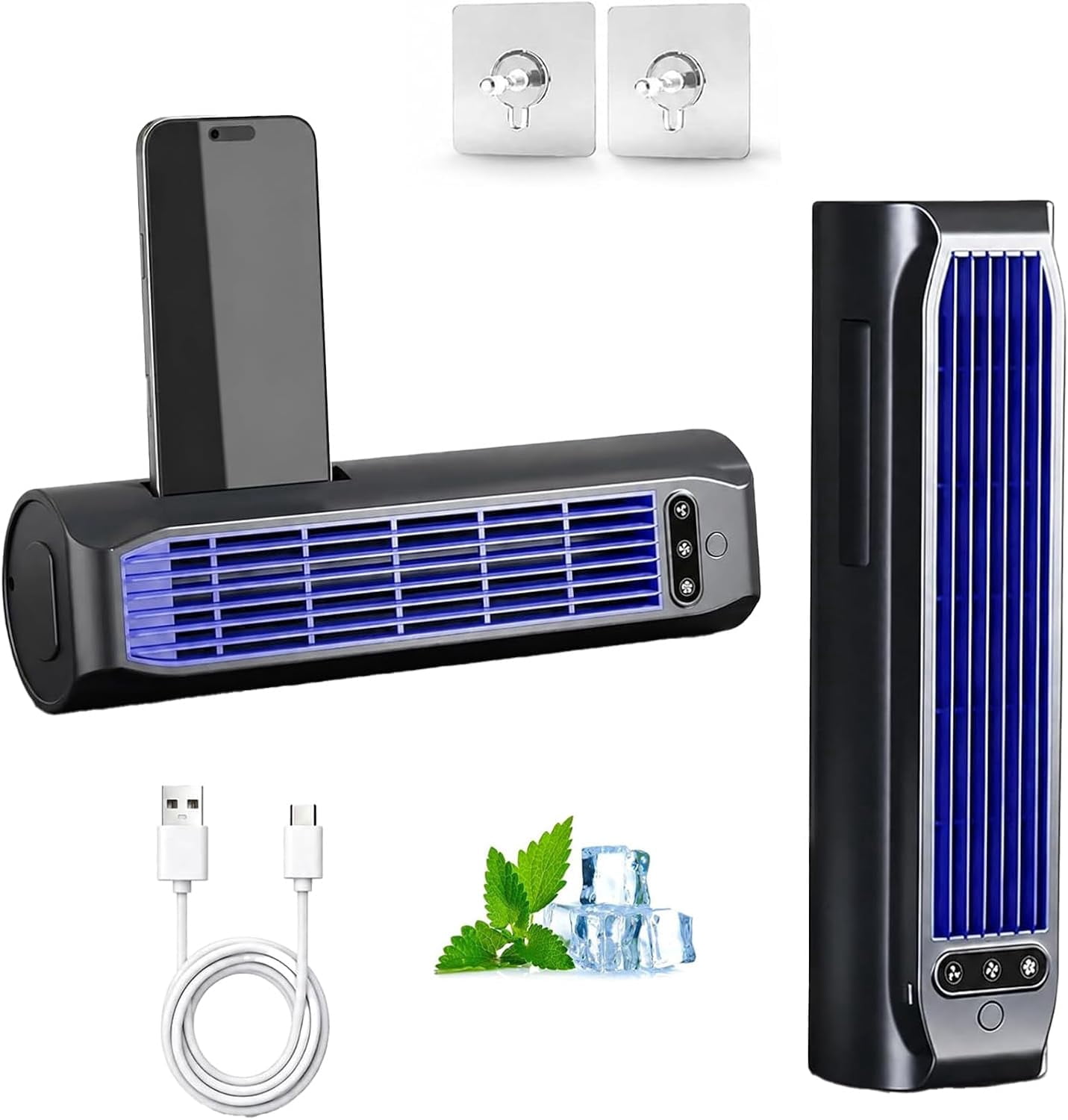 2026 New Summer Cooling Ace Portable Air Conditioner with Phone Holder ...