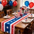 2026 New Tablecloths Independence Day A-merican Themed Table Runner ...