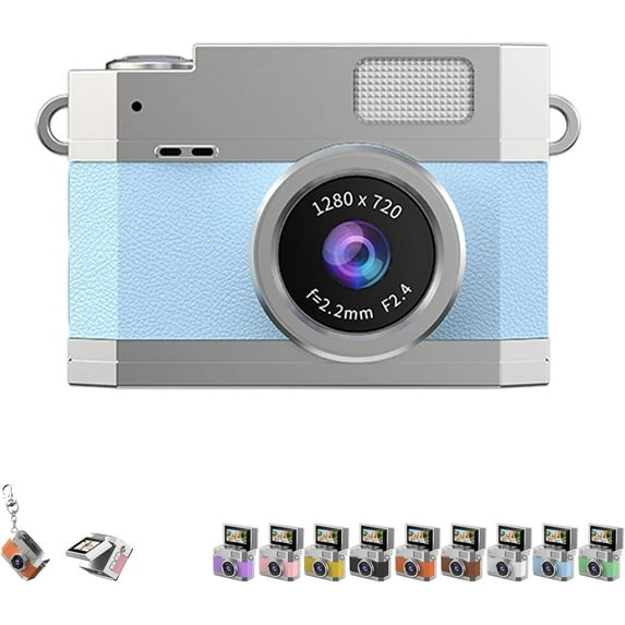 2026 New Thumb-Sized Flip Screen Mini Camera – Retro CCD Digital, 180 ...