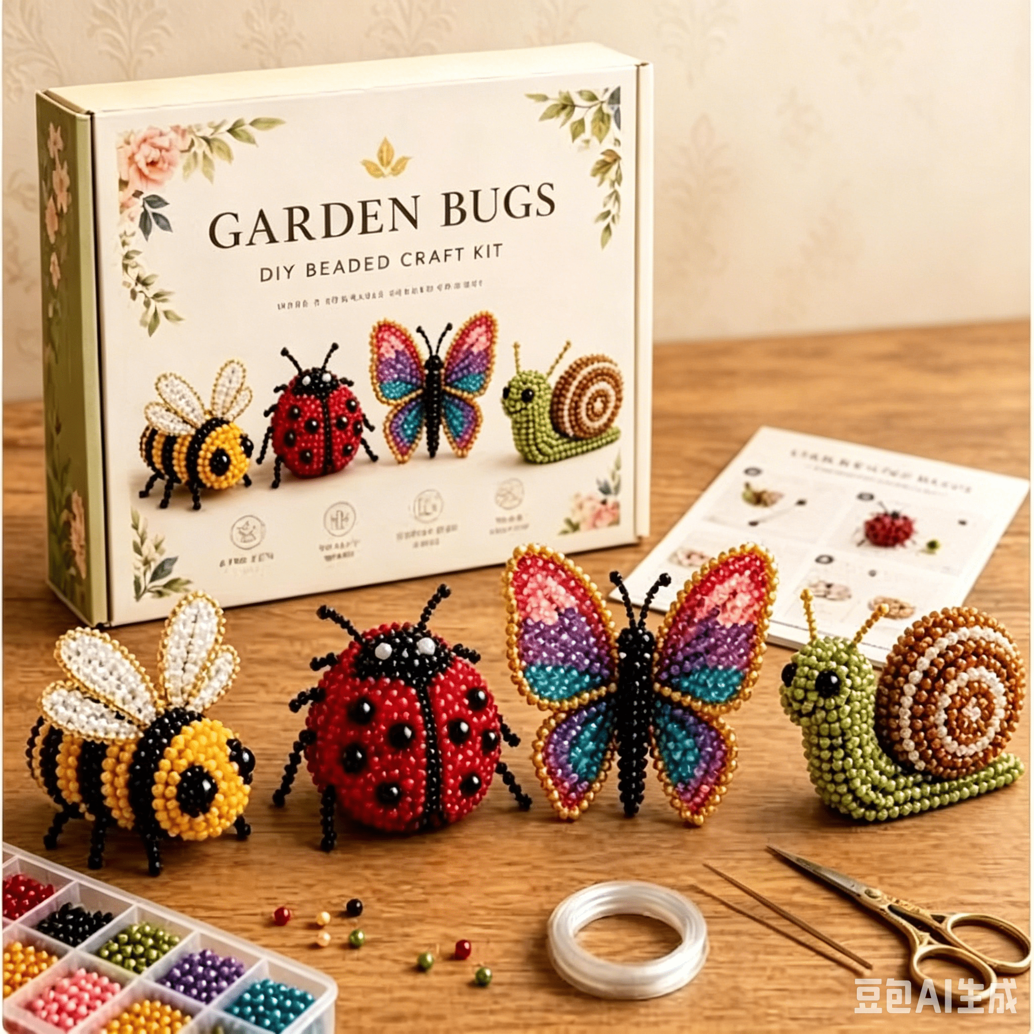 2026 New Tiny 3D Beaded Animal DIY Kit, Complete Beading Craft Set with ...