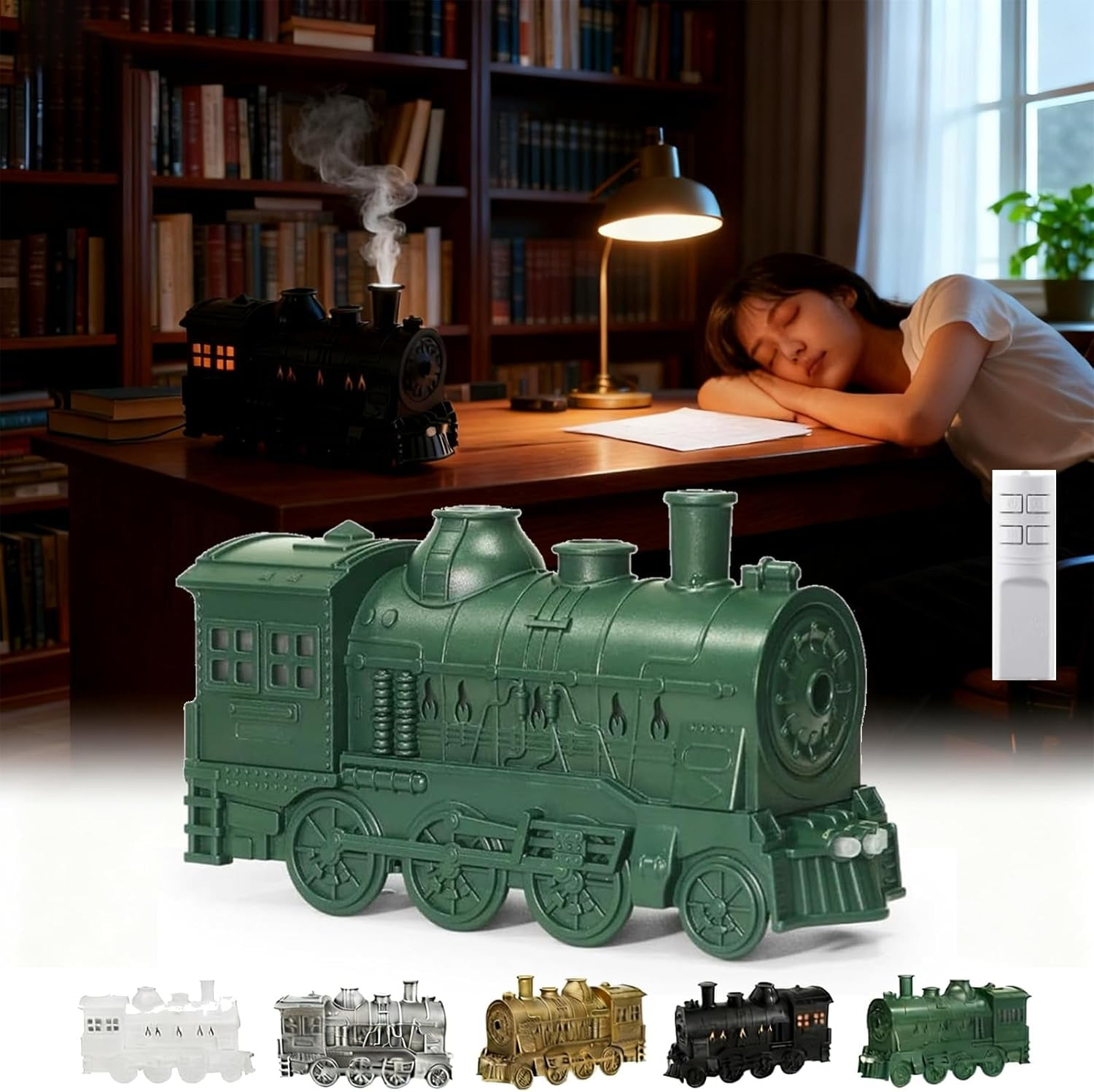 2026 New Train Diffuser, 300ml Train Essential Oil Diffuser ...