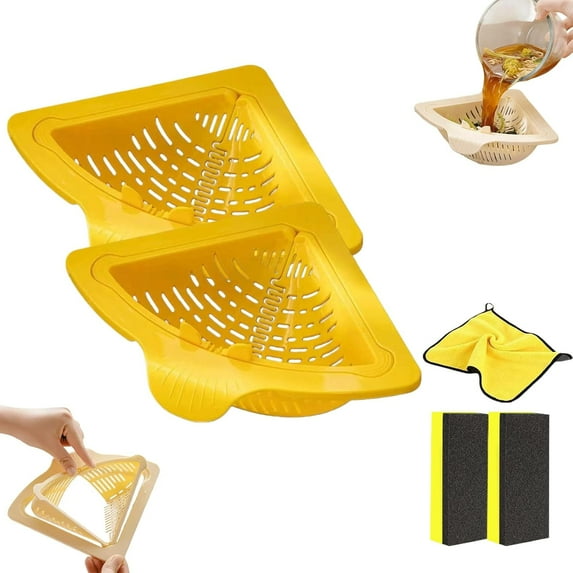 2026 New Triangular Draining Basket,Triangular Kitchen Sink Drain ...