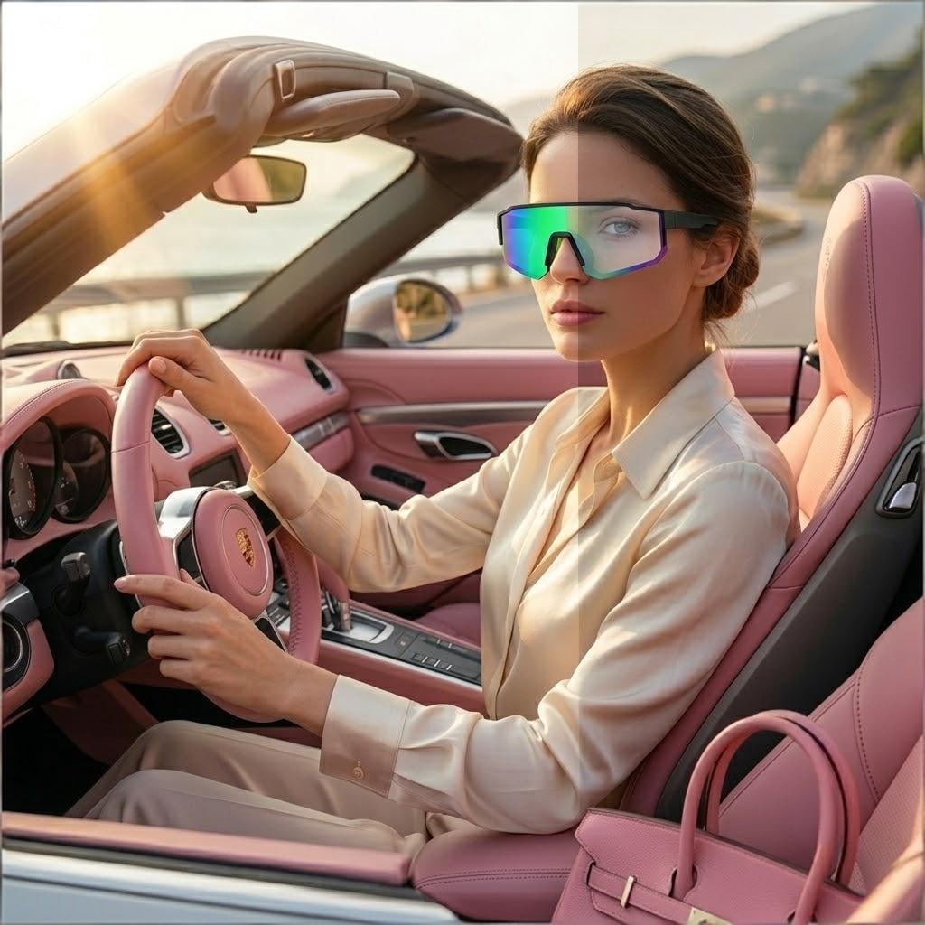 2026 New UV400 Photochromic Polarized Safety Glasses, Driving ...