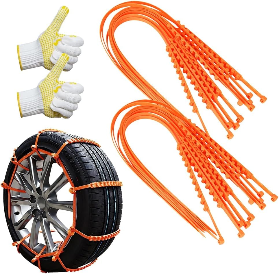 2026 New Universal Anti-Skid Snow Tire Chains, Emergency Traction ...