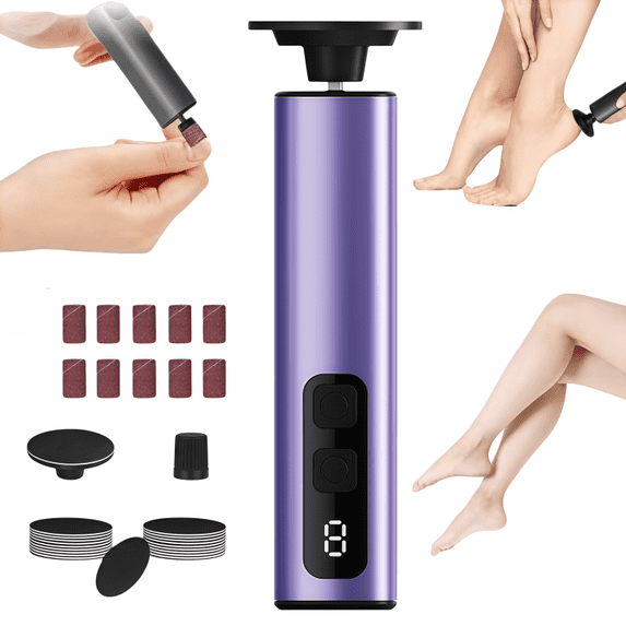 2026 New Upgrade Electric Foot Callus Remover, 2 in 1 Electric Foot ...
