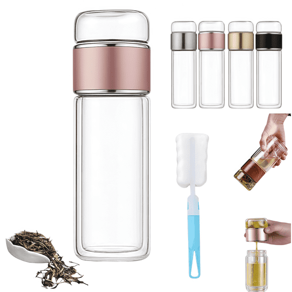 2026 New Upgrade Glass Infuser, 3-in-1 Smart Tea Infuser, Double Glass ...