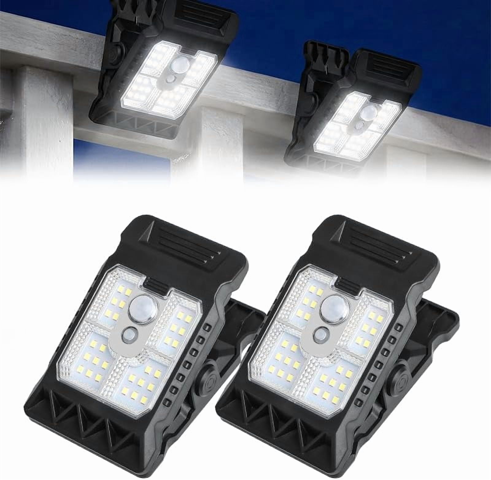 2026 New Upgrade Solar Clip Lights Outdoor with Motion Sensor ...