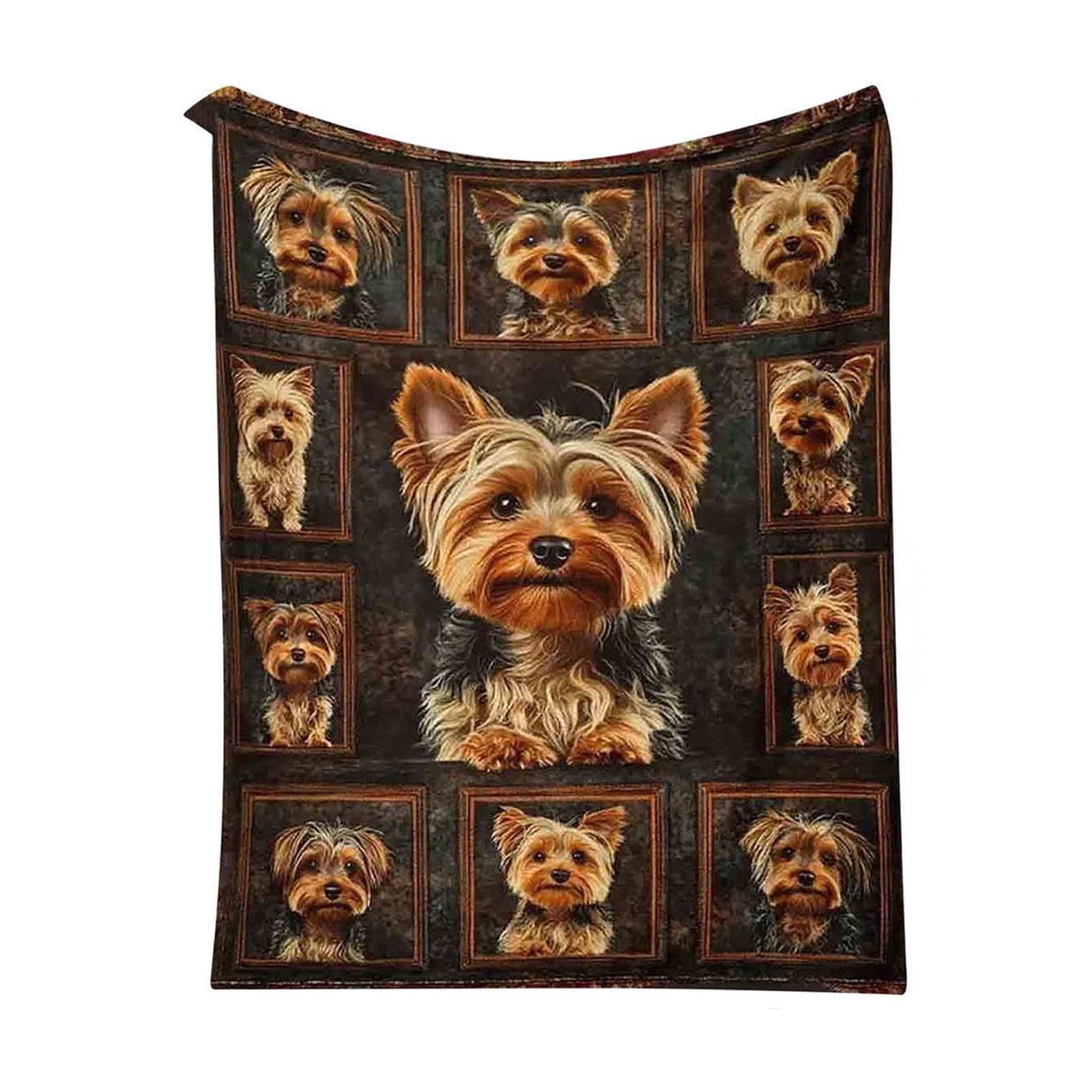 2026 New Upgrade Yorkshire Terrier Flannel Blanket - Walmart.com
