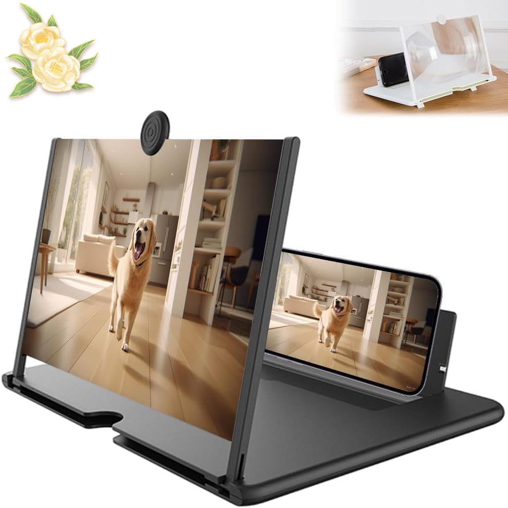 2026 New Version Big Screen Phone Magnifier, Upgrade 3D HD Mobilephone ...