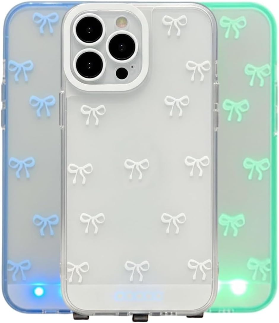 2026 New Vibrant LED Bowknot Light-Up Phone Case for iPhone – Multiple ...