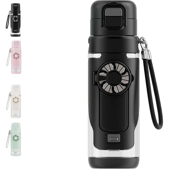 2026 New Water Misting Fan Portable Handheld Spray Fans, 2-in-1 Water ...