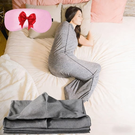 2026 New Wearable Sleep Bag Hug Blanket for Adults, Breathable Sensory ...