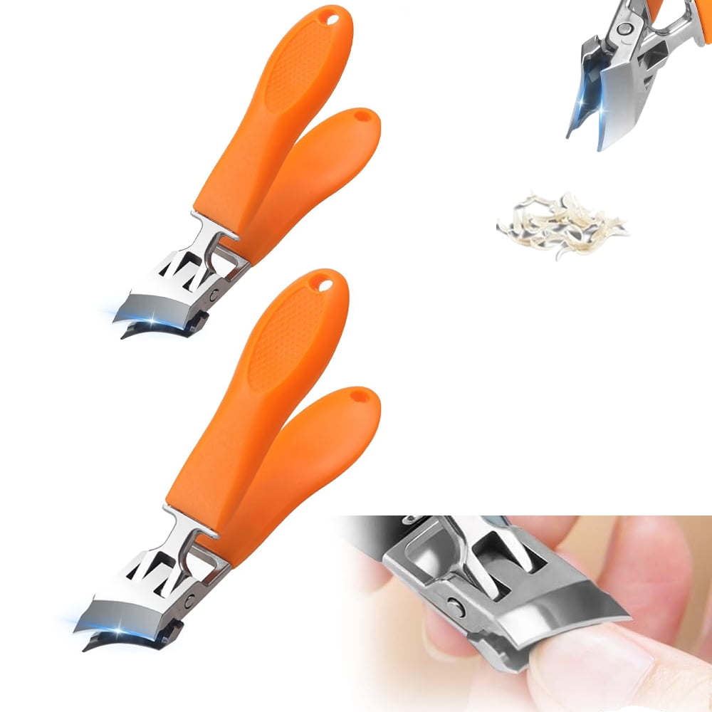 2026 New Wide Jaw Opening Anti-Splash Slanted Nail Clipper, Curved ...