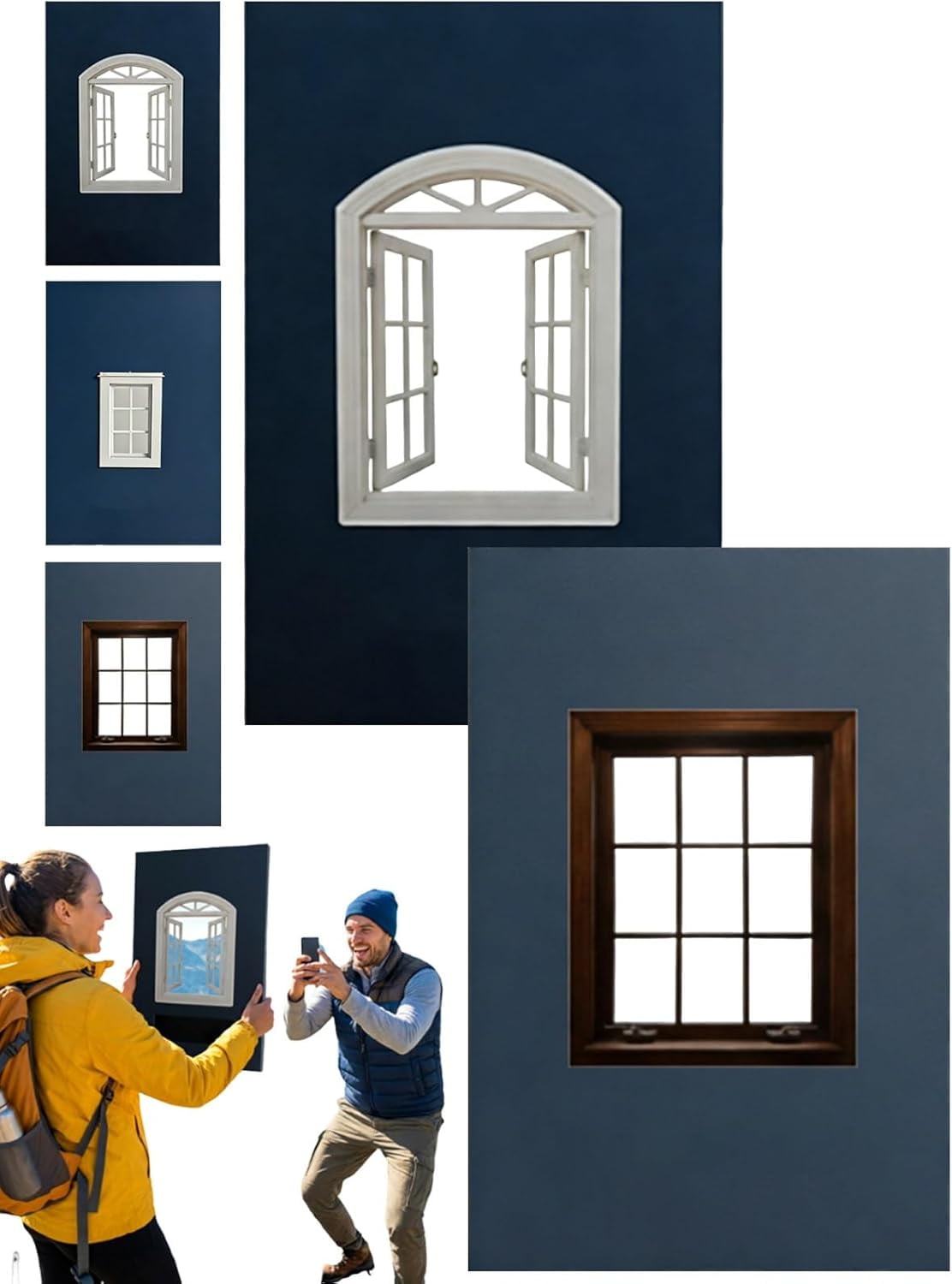 2026 New Window Frame Travel Photo Prop,Portable Outdoor Picture ...