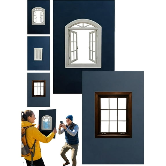 2026 New Window Frame Travel Photo Prop,Portable Outdoor Picture ...