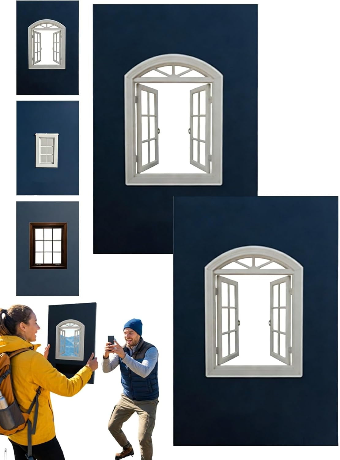 2026 New Window Frame Travel Photo Prop,Portable Outdoor Picture ...