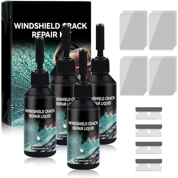 2026 New Windshield Crack Repair Kit, Universal Cracks Gone Glass ...