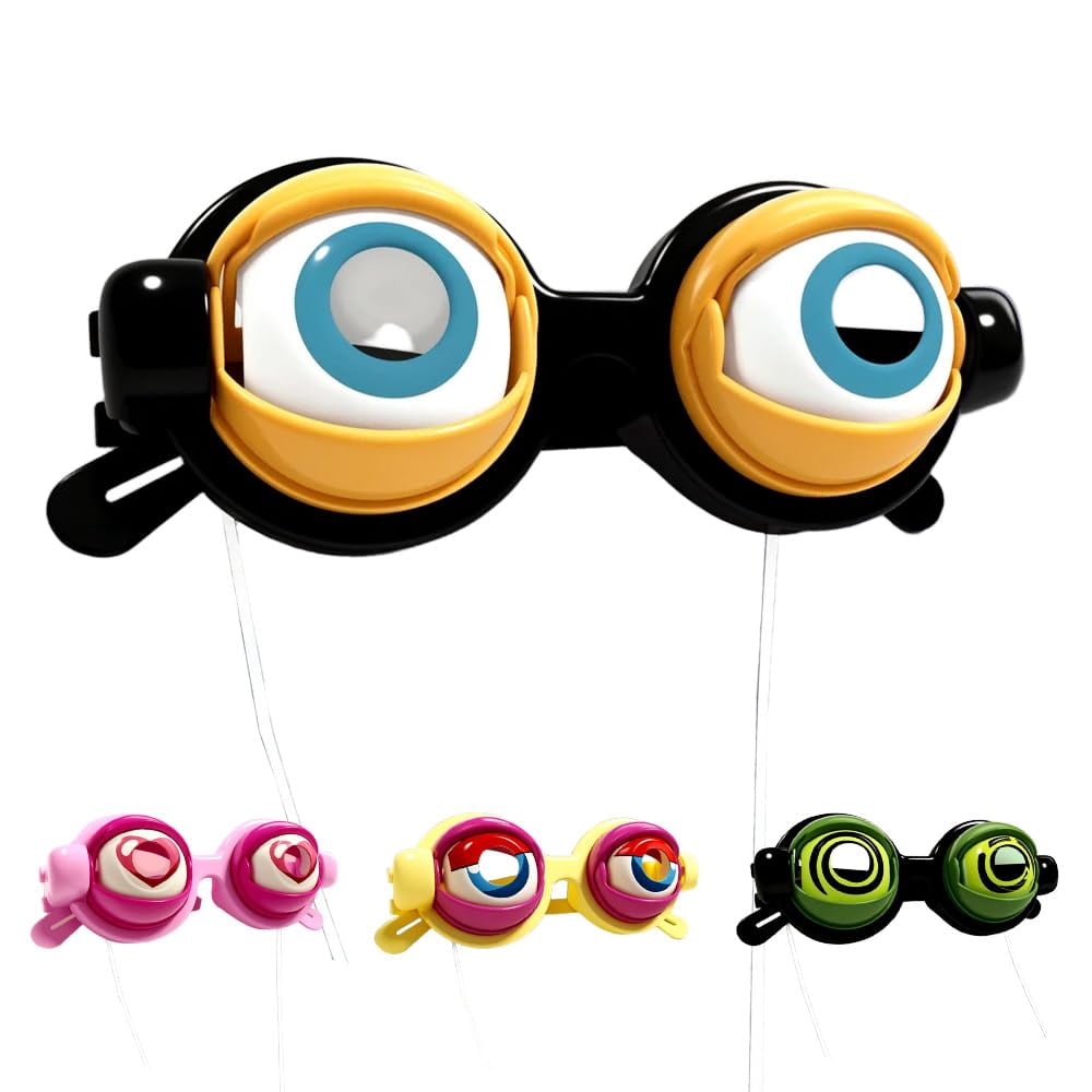 2026 New Winking Glasses for Shows and Parties Crazy Eyes Glasses, for ...