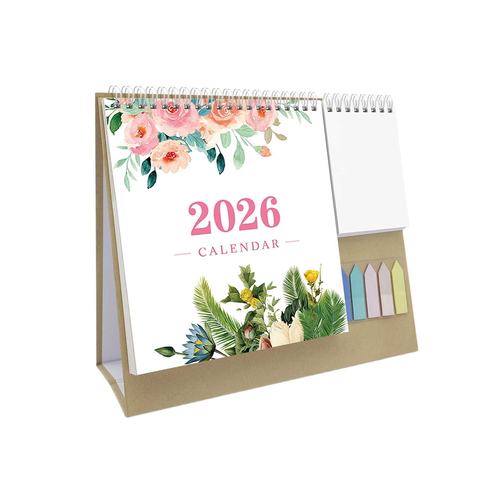 2026 New Year 12 Month Standing Flip Desk Calendar From January 2026 To ...
