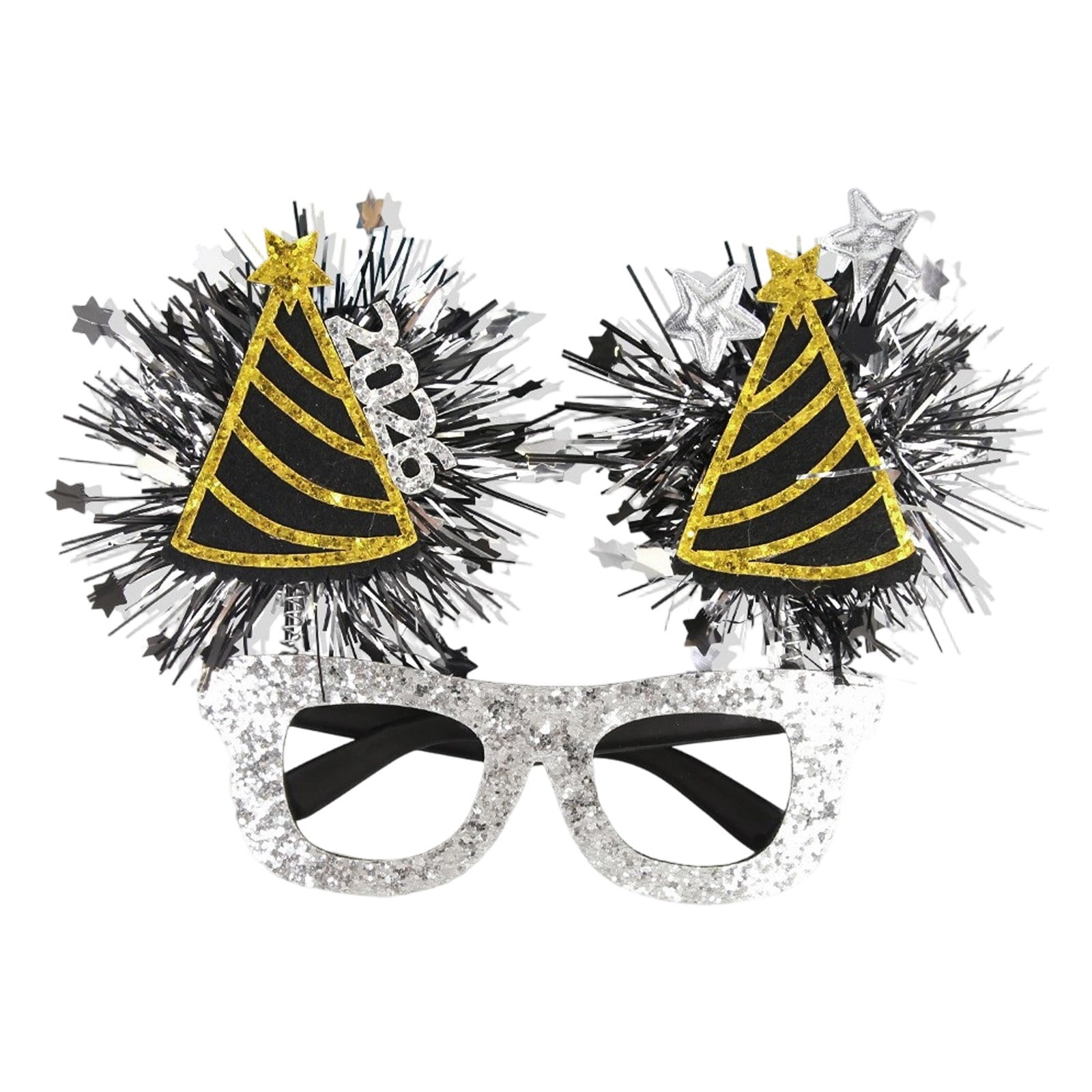 2026 New Year's Eve Celebration Glasses with Eyeglass Decorations | Fun ...
